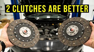 Competition Clutch MPC Street Stage 2 Organic Twin Disc Clutch Kit w/Flywheel - 2013+ FT86 ...