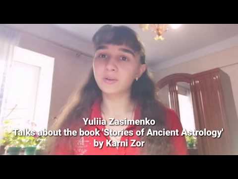 Yuliia recommends the book 'Stories of Ancient Astrology' by Karni Zor