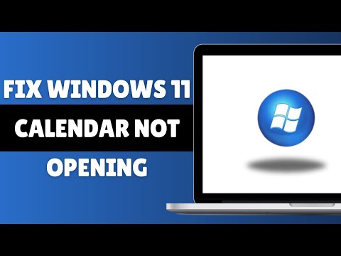 WINDOWS 11 CALENDAR NOT OPENING FIX 2024 | Fix Windows Calendar Crashing Problem