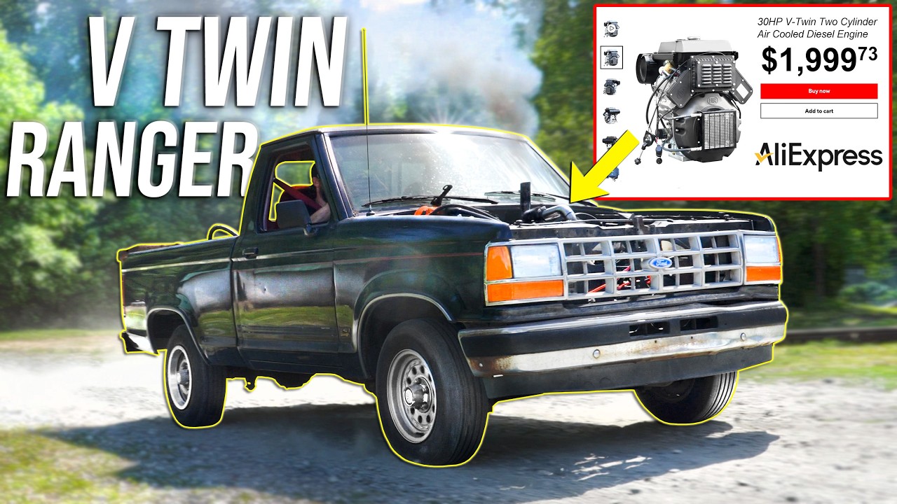We Installed a 1.3L Diesel Engine from China into a Ford Ranger