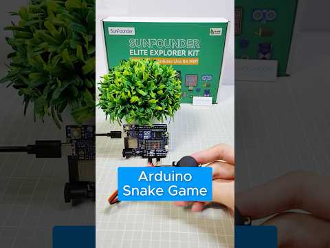 Snake Game on Arduino UNO R4 WiFi - SunFounder Elite Explorer Kit #sunfounder #arduinoproject