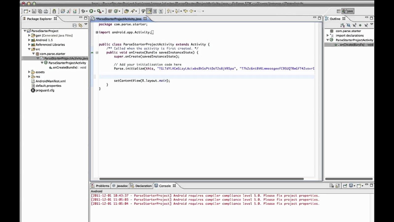 Getting Started with Parse on Android