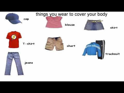 clothes meaning | Vocabulary for Kids | Children's Dictionary | Learn English Vocabulary