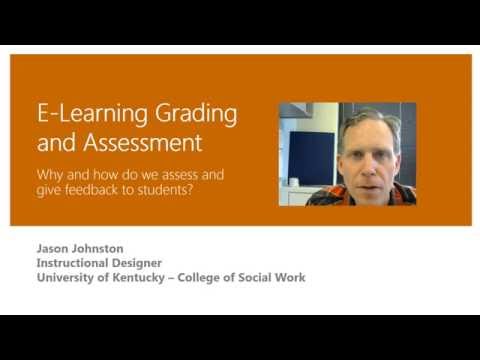 Grading and Assessments in E-Learning