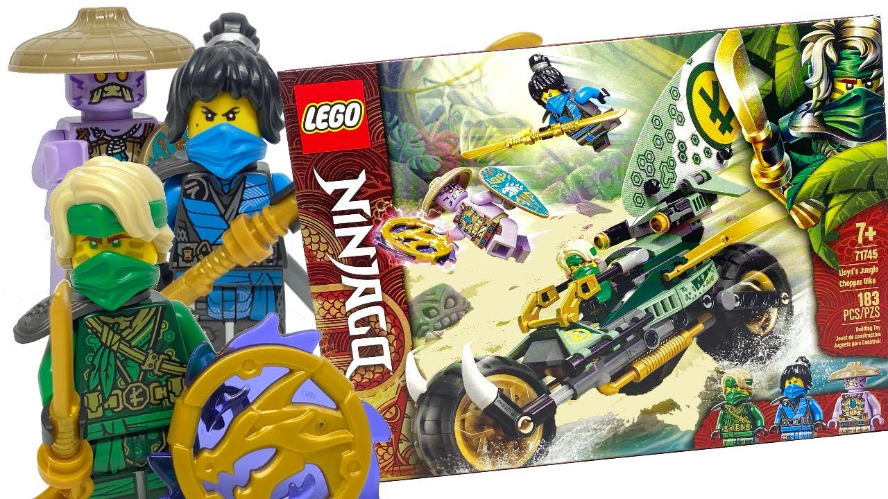 LEGO Ninjago Lloyd's Jungle Chopper Bike review! 2021 set 71745!