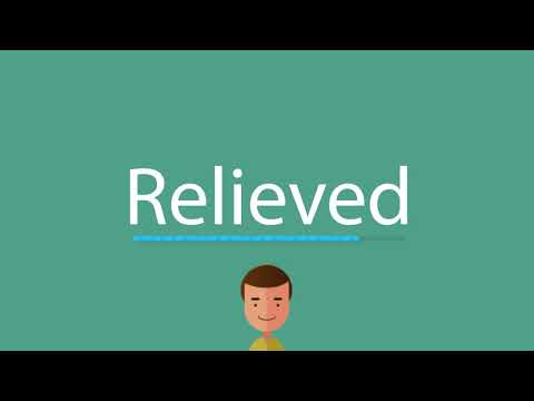 How to say Relieved
