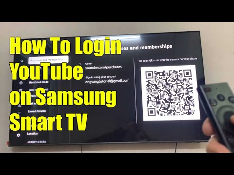 How to Login YouTube on Samsung Smart TV