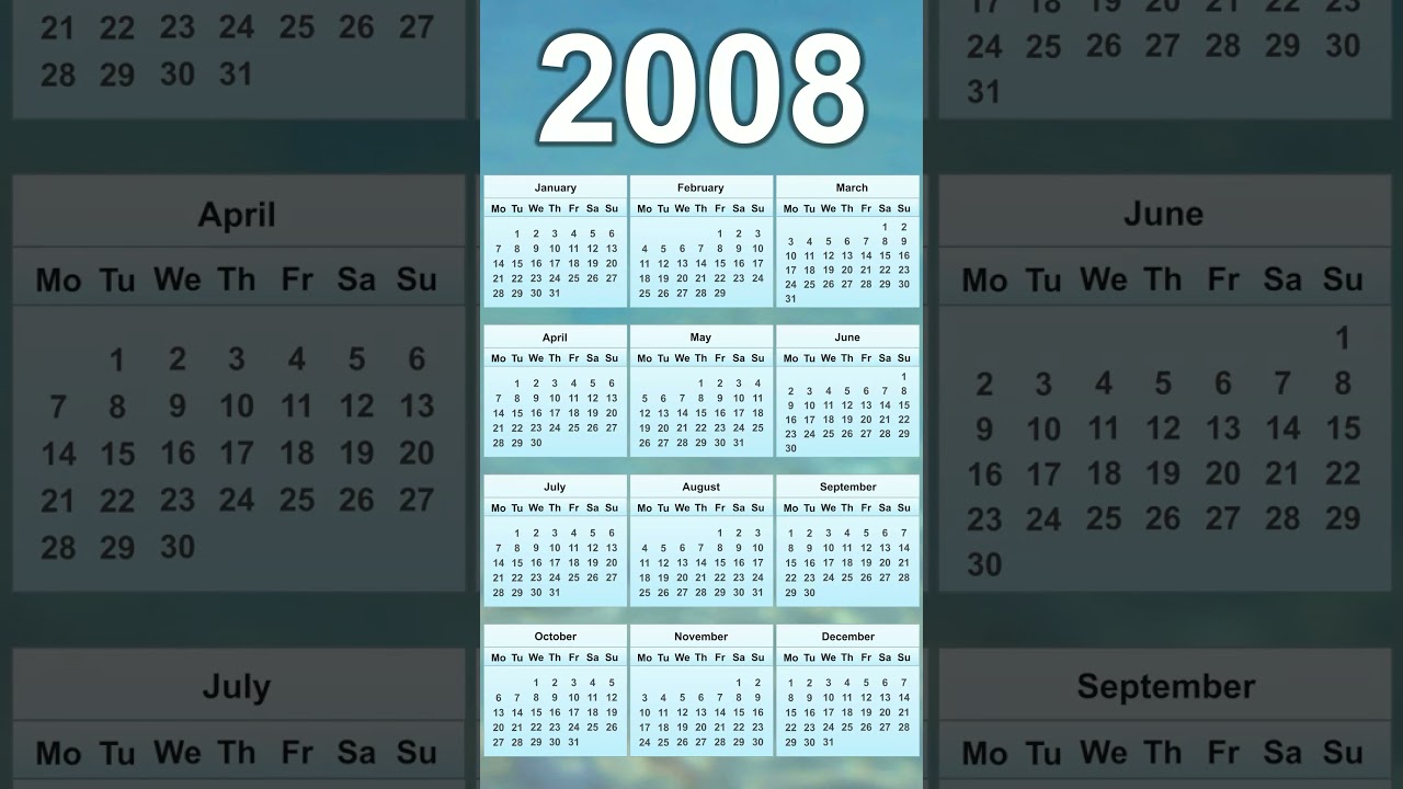2008 Calendar