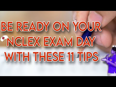 Get Ready on your NCLEX Exam day with these 11 TIPS #RN #nclex #exam