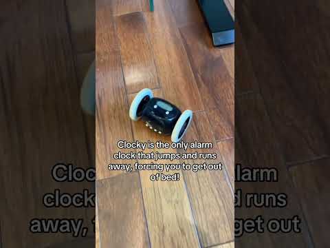 MORNING HACK for hard to wake up people! Meet The Runaway Alarm Clock on Wheels for Heavy Sleepers