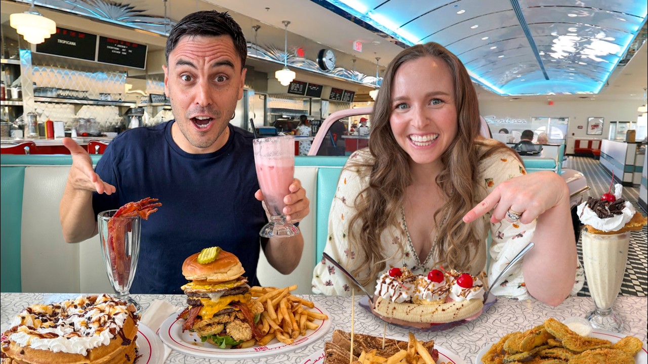 Trying Classic American Diner Food for the First Time