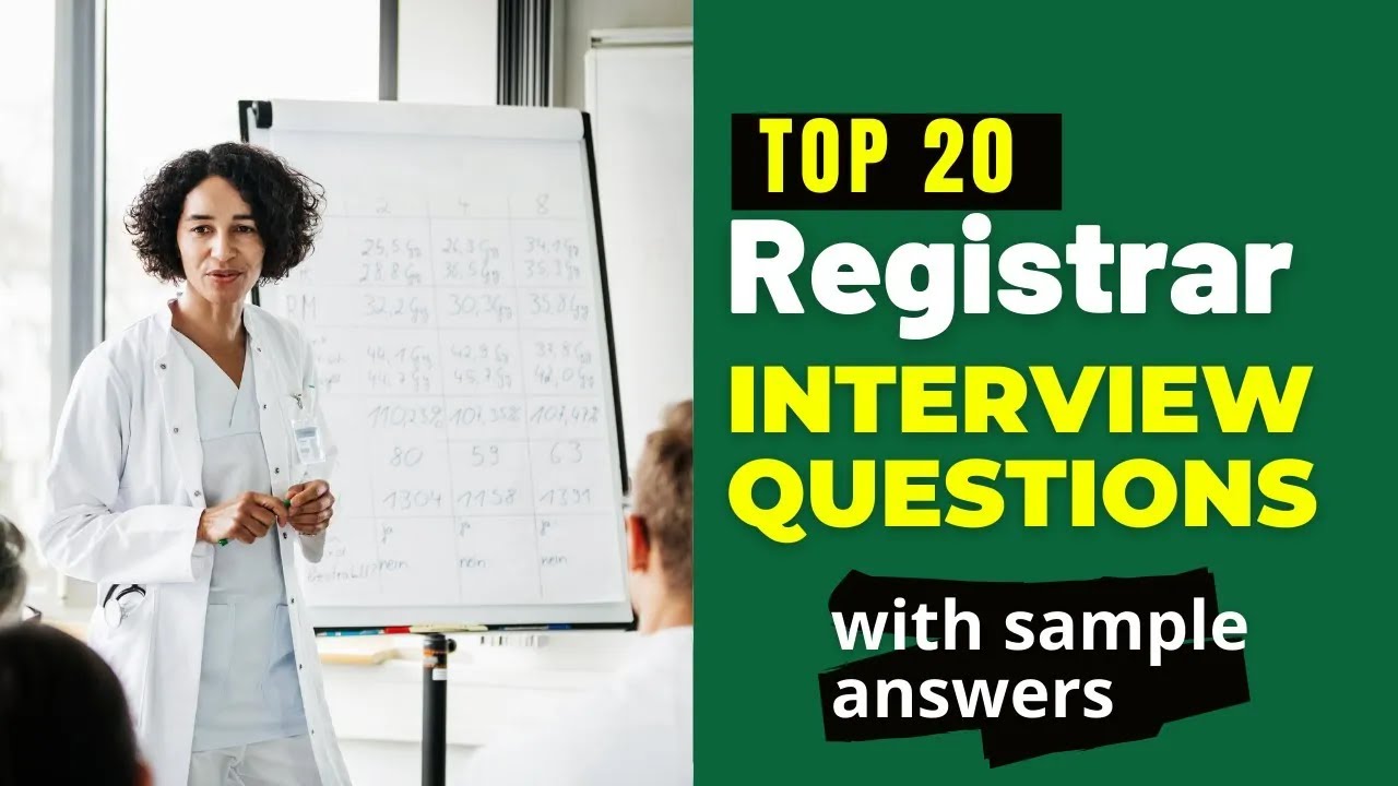 Registrar Interview Questions and Answers for 2025