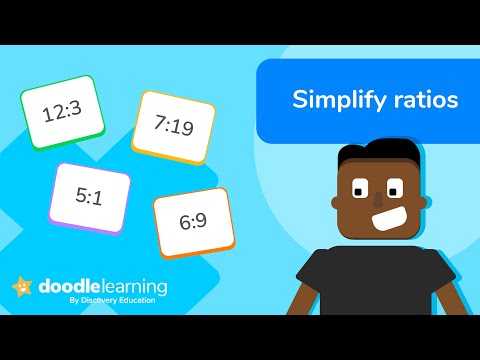 How to simplify ratios | Maths for kids | DoodleLearning