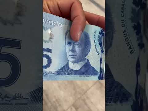 Canadian 5 bill