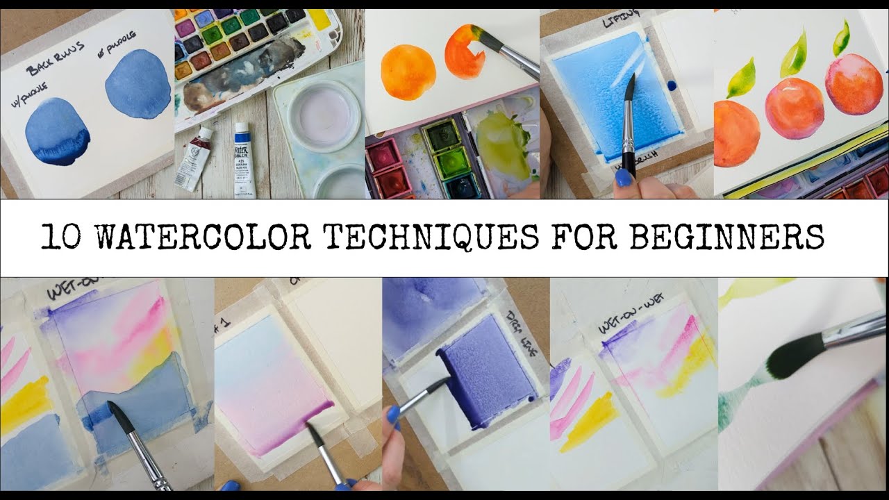 10 Watercolor Techniques Beginners Should Know