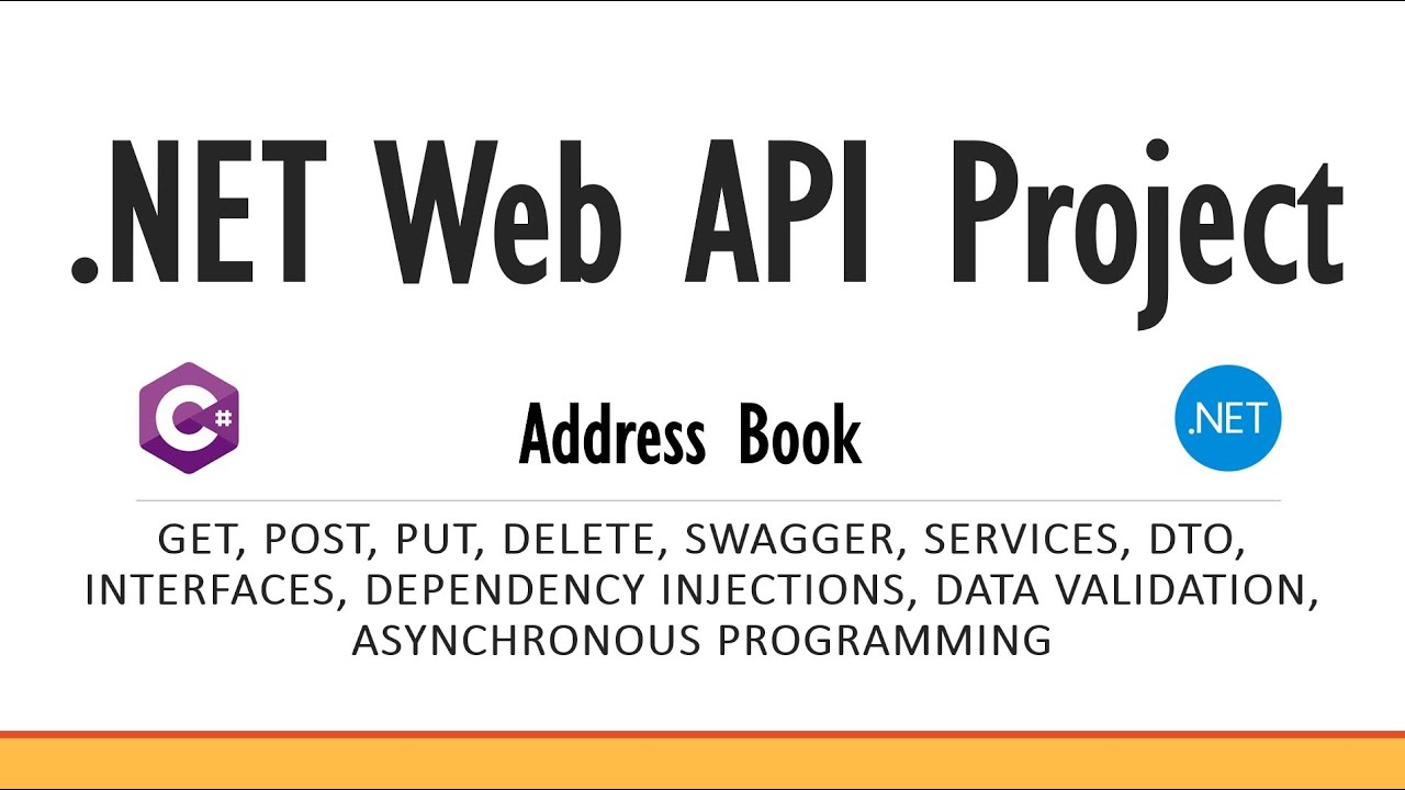 Web API Project Address Book with source code in GitHub | REST APIs | C# | Web API Best Practices