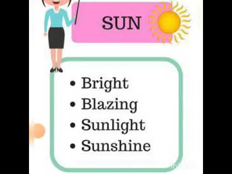 other ways to say sun