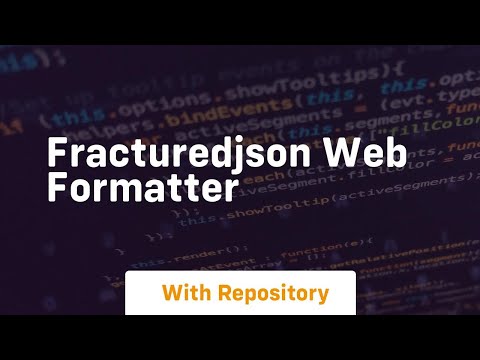 fracturedjson web formatter