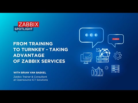 Zabbix Spotlight: Taking advantage of Zabbix services with Brian Van Baekel