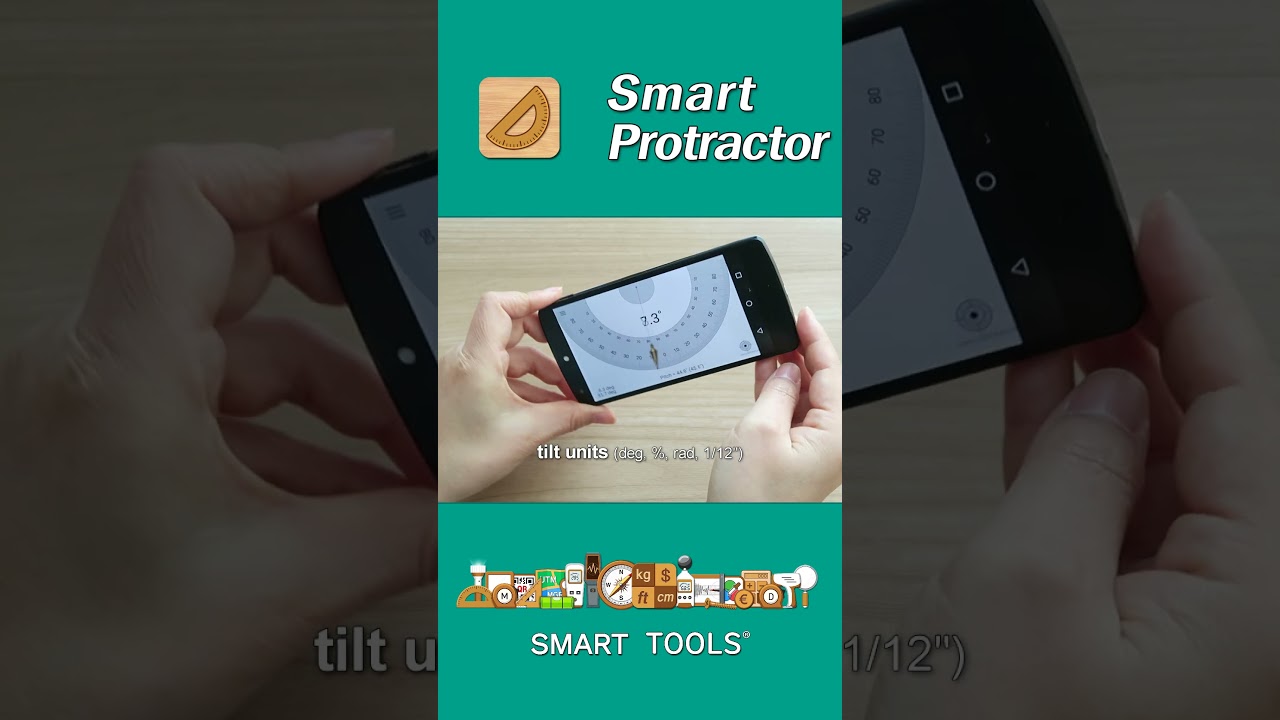 Smart Protractor v1.5 #protractor #angle
