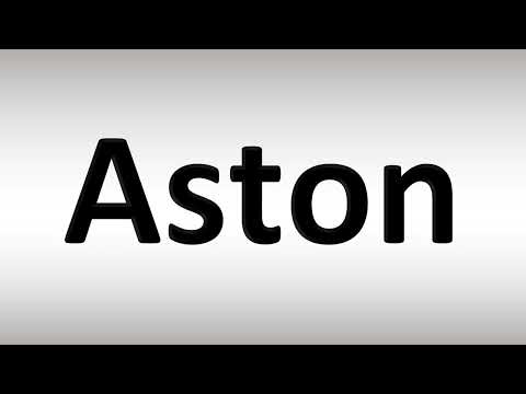 How to Pronounce Aston