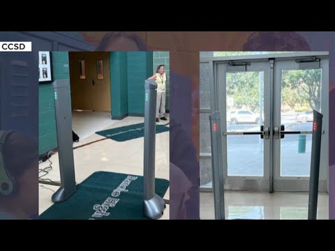 CCSD gives a preview on new weapons detection system