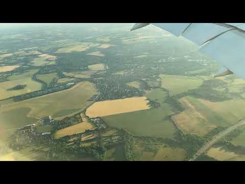 [4k] American Airlines AA86 landing London Heathrow Airport 06/22/2022