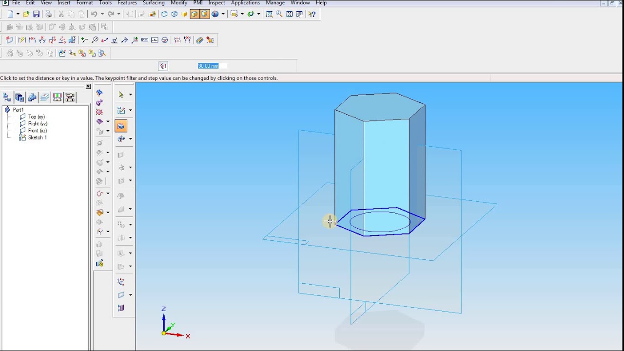 SAMPLE MODEL IN SOLID EDGE V19(Exercise 12)