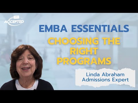 EMBA Essentials: Choosing the Right Executive MBA Programs