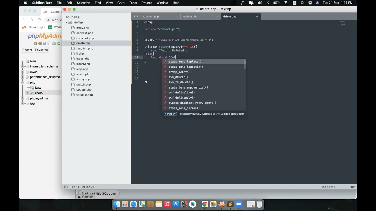 SQL Delete Query with PHP | Do What I Do | Programming