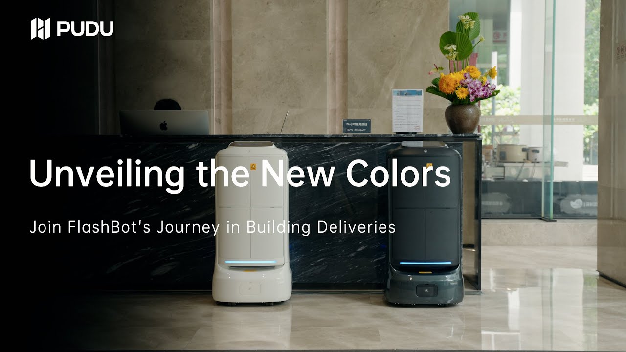 Unveiling the New Colors: Join FlashBot's Journey in Building Deliveries | Pudu Robotics