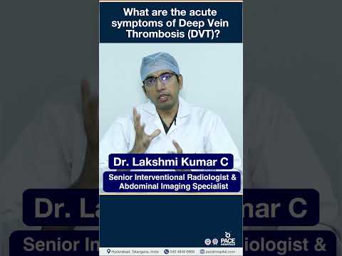 What are the Acute symptoms of Deep Vein Thrombosis (DVT)? #shorts #deepveinthrombosis