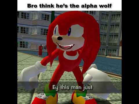 Sonic The Alpha Wolf #sonic #memes