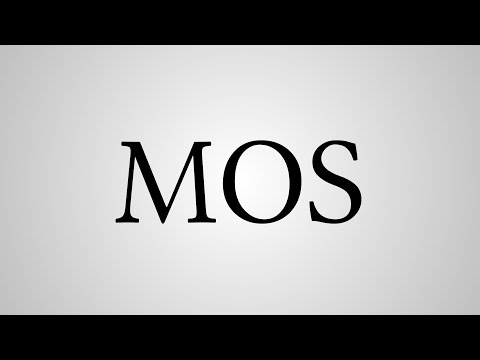 What Does "MOS" Stand For?