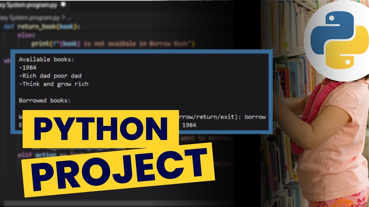 library management system project in python with source code for beginners