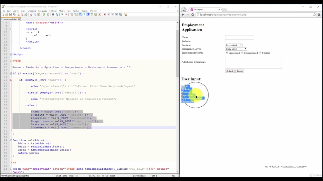 29  PHP Form Required Fields