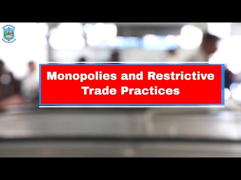 Subject - Business Law , Topic - Monopolies and Restrictive Trade Practices