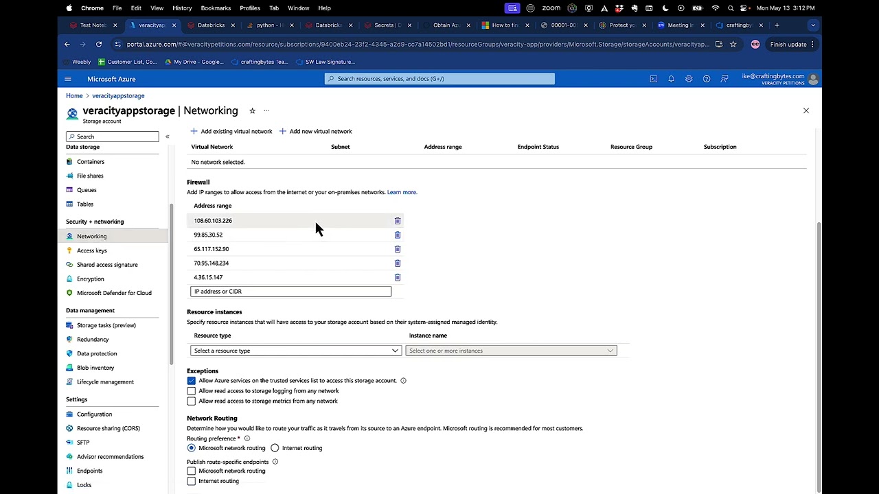 Databricks to ADLS Operation Failed Error