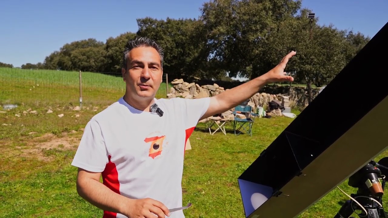 Proyector solar casero para eclipses