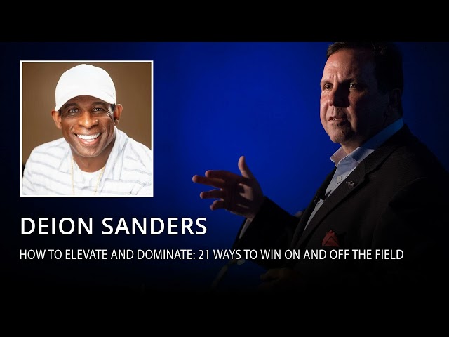 Deion Sanders travels back in time recalling his journey to success ...