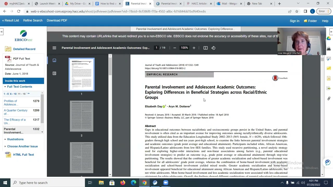 How to Identify and Download the .pdf Version of a Database Article