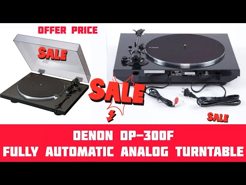 DENON DP-300F Fully automatic analog Turntable - Available for sale #denon #analog #turntable #sale