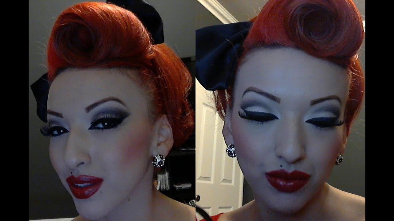 PART 1  Modern Vintage Pinup Makeup Tutorial