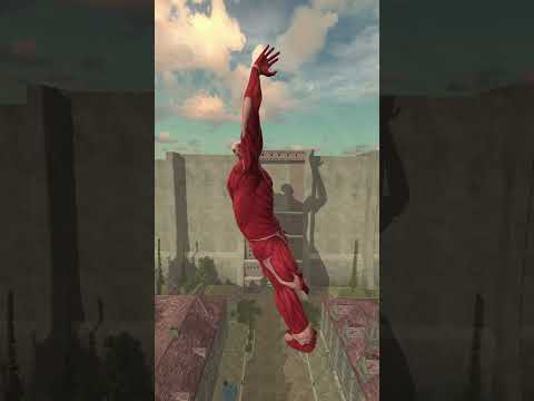 Eren Vs The Colossal Titan