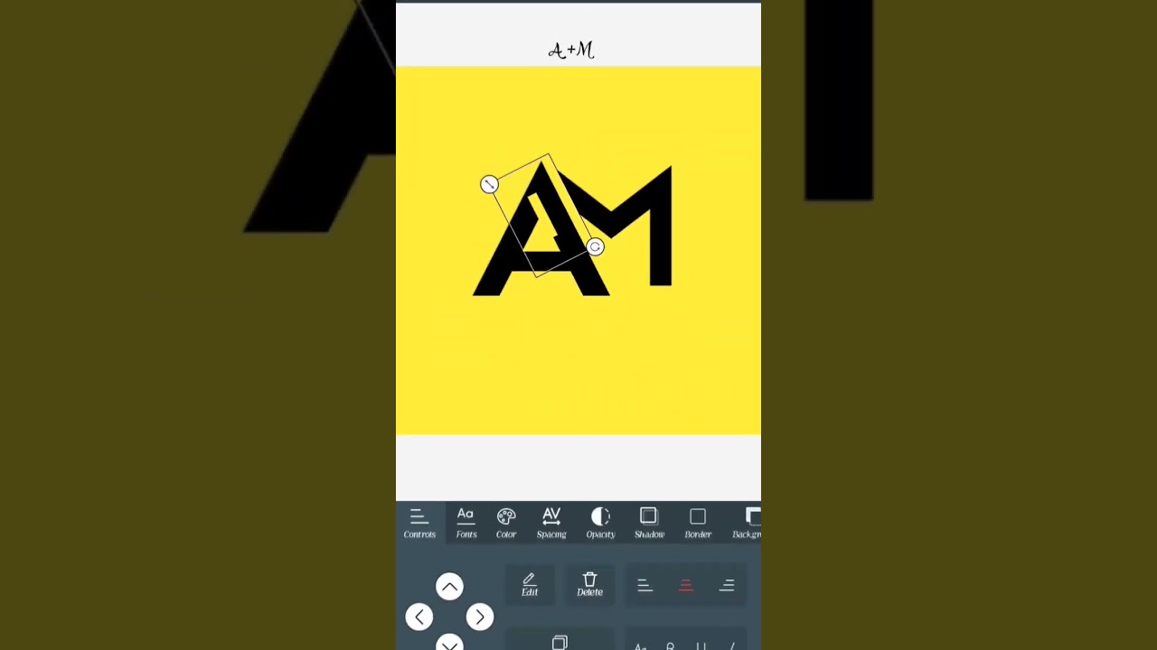 A+M logo - logo maker - logo creator - logo design - logo ttt team