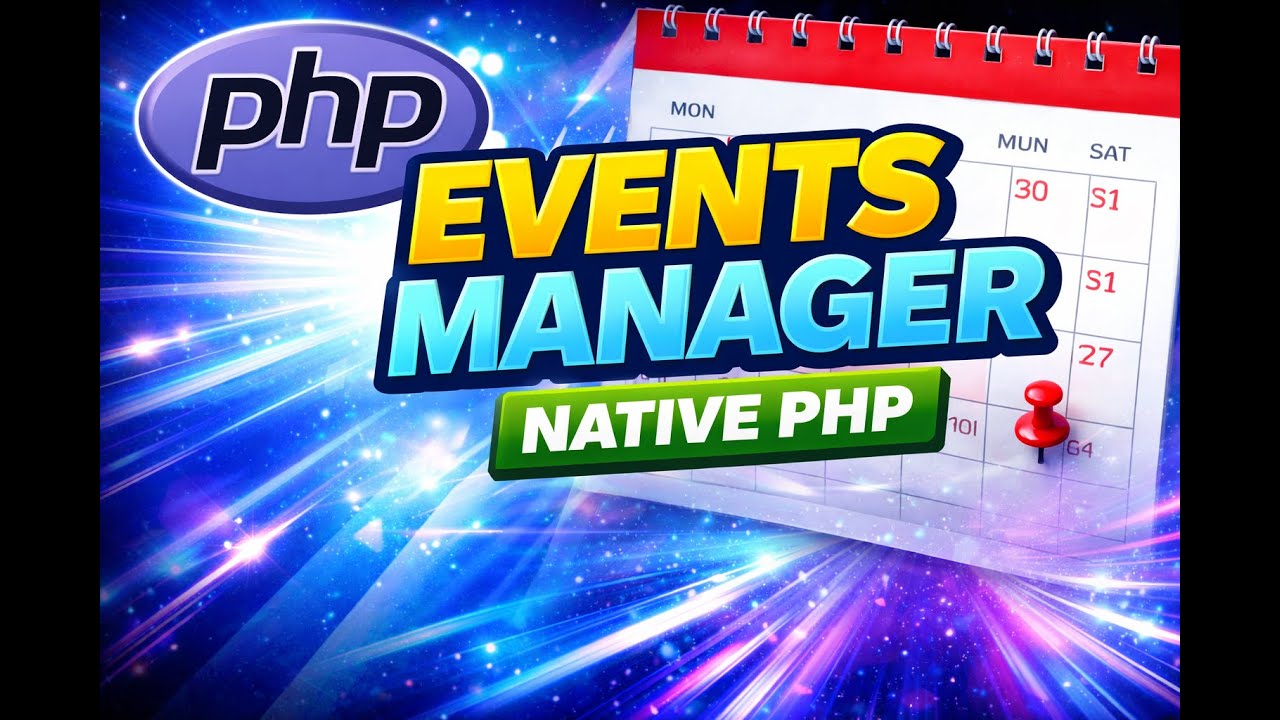 Build an Events Manager with Native PHP - Trongate v2 Tutorial