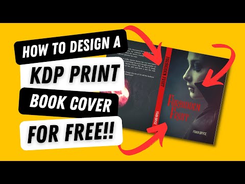 How To Design A PRINT Book Cover For Amazon KDP For Beginners! EASY Canva Tutorial | Book Covers DIY