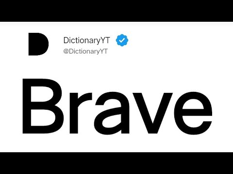 Brave Meaning in English