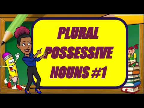 PLURAL POSSESSIVE NOUNS #1 #plural#singular#nouns#possession#apostrophe