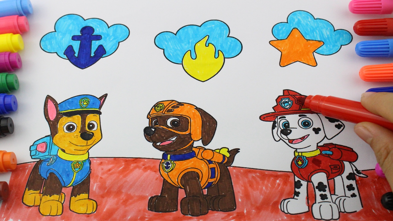Paw Patrol Coloring Pages skip to my lou Song Episode - Paw Patrol Cartoon Coloring Book